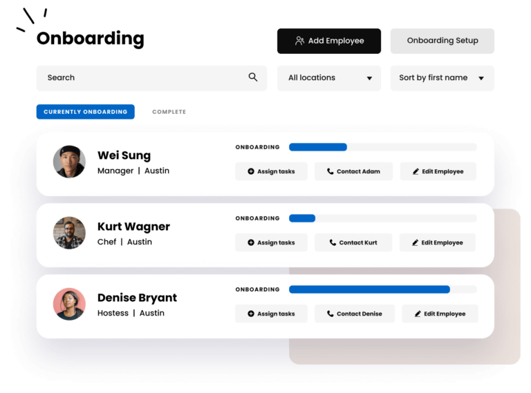 Onboarding | Restaurant365